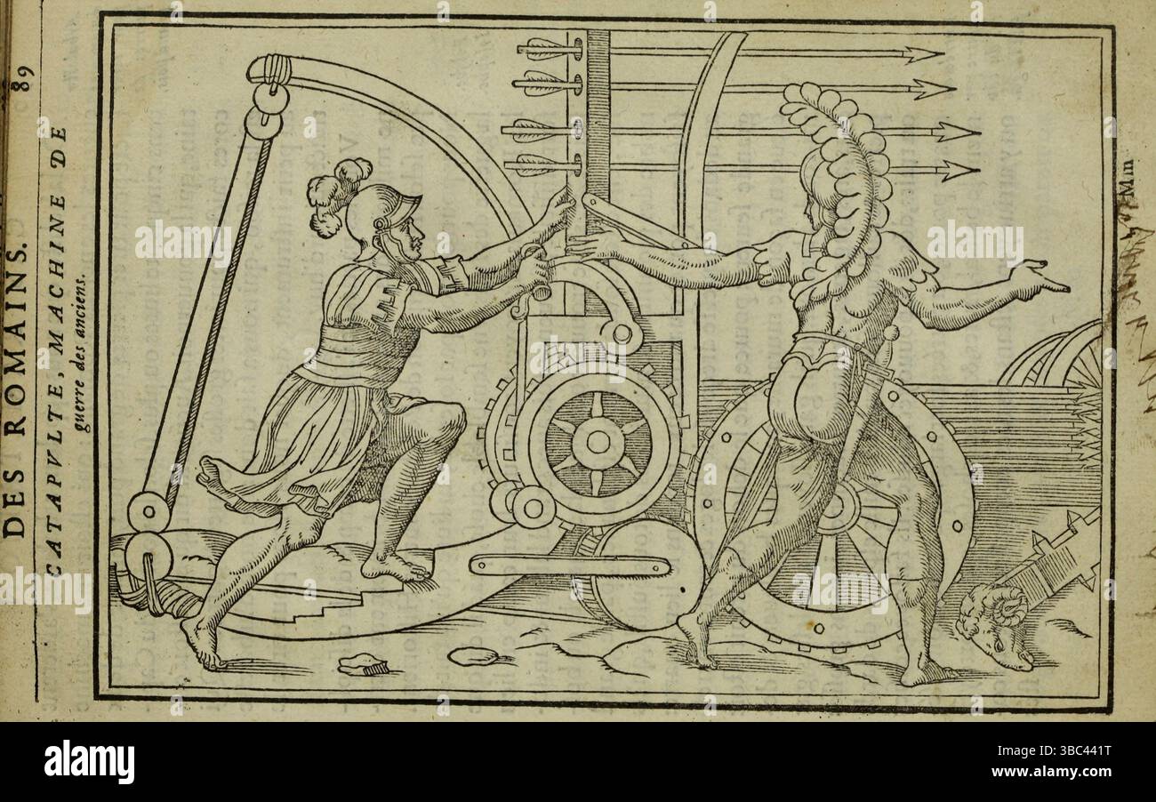 ancient roman catapult Stock Photo - Alamy