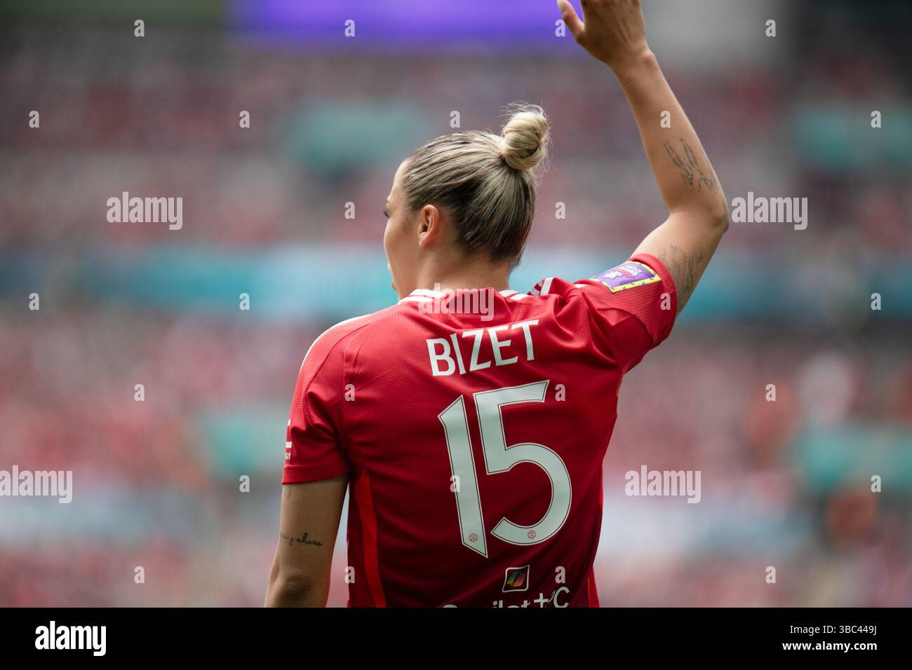 LONDON, ENGLAND - MAY 18: Celin Bizet of Manchester United during the ...
