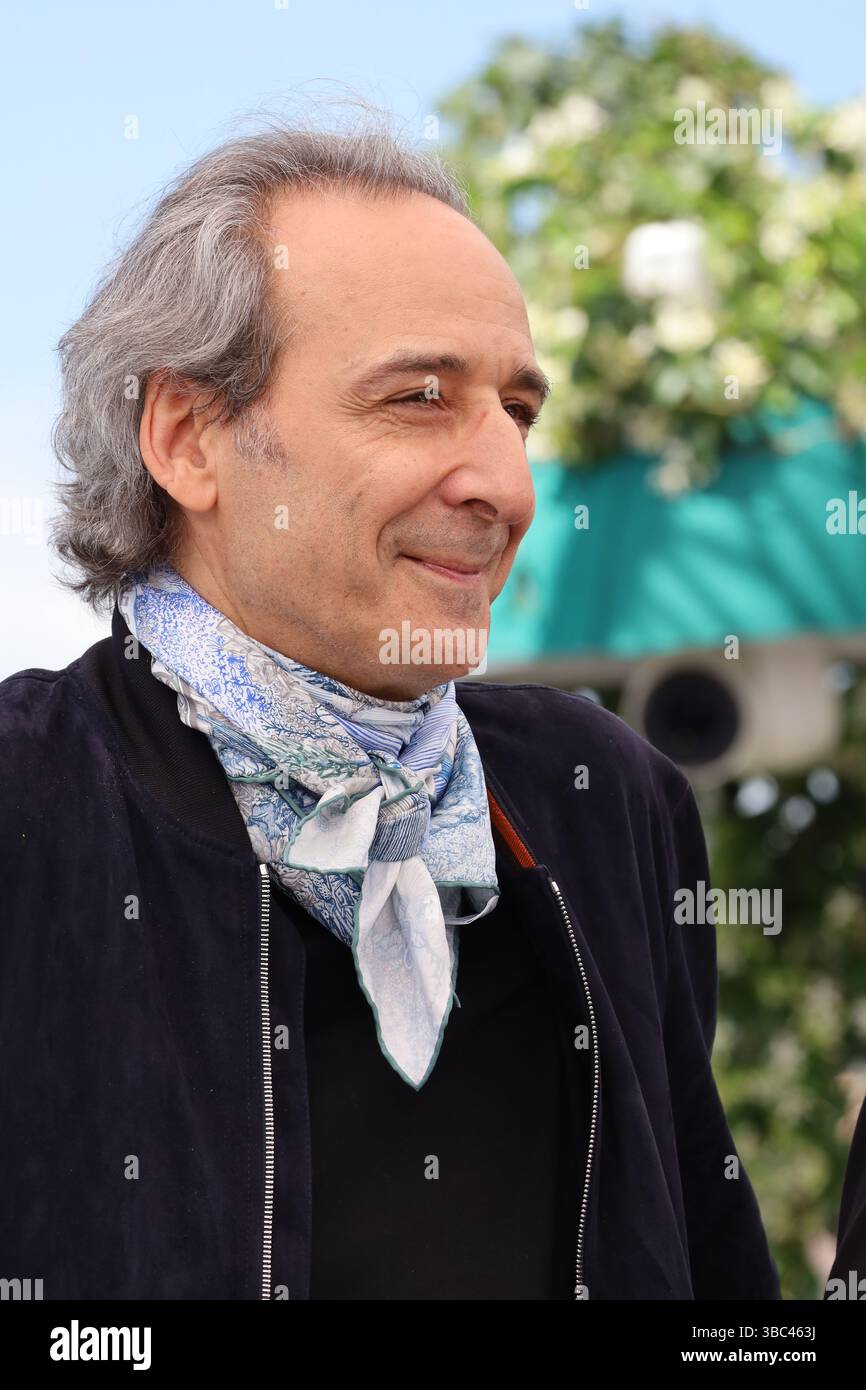 Cannes, France. 18th May, 2025. Composer Alexandre Desplat at La Leçon ...
