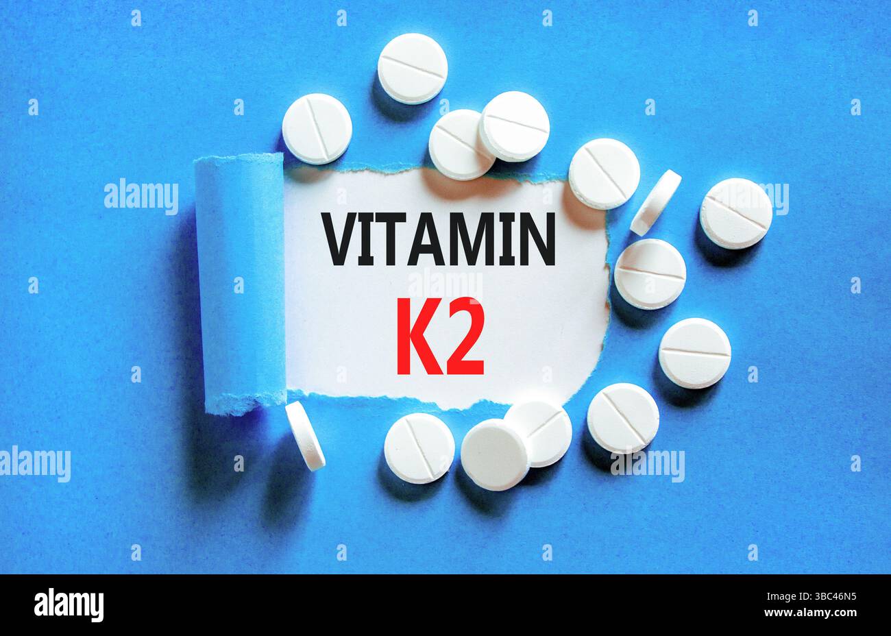 Vitamin K2 phylloquinone symbol. Concept words Vitamin K2 on beautiful ...