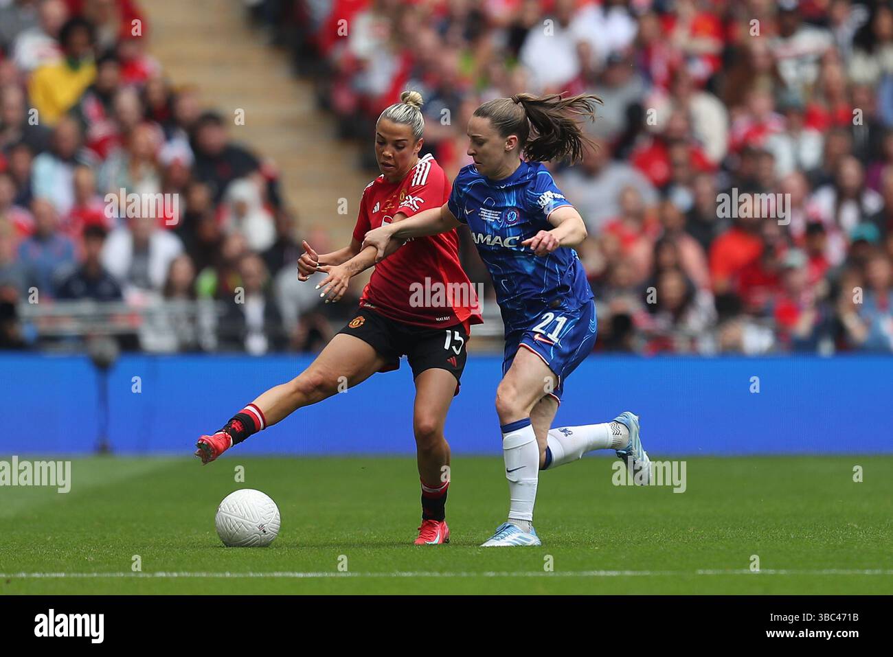 Wembley Stadium, London, UK. 18th May, 2025. Womens FA Cup Final ...