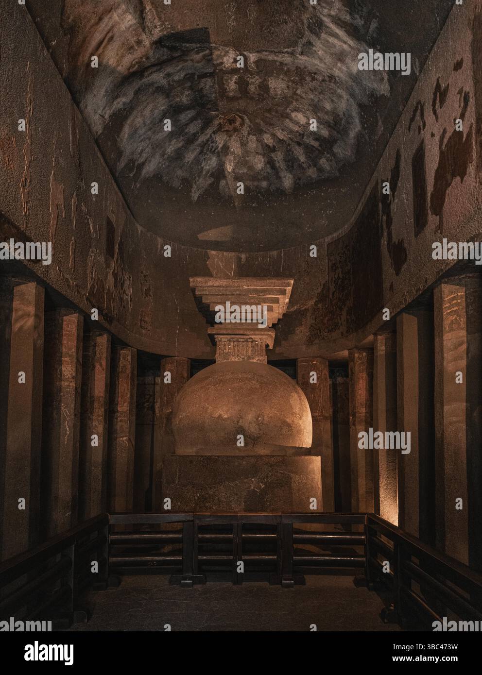 Ajanta is a Buddhist temple and monastery cave complex in India, in the ...