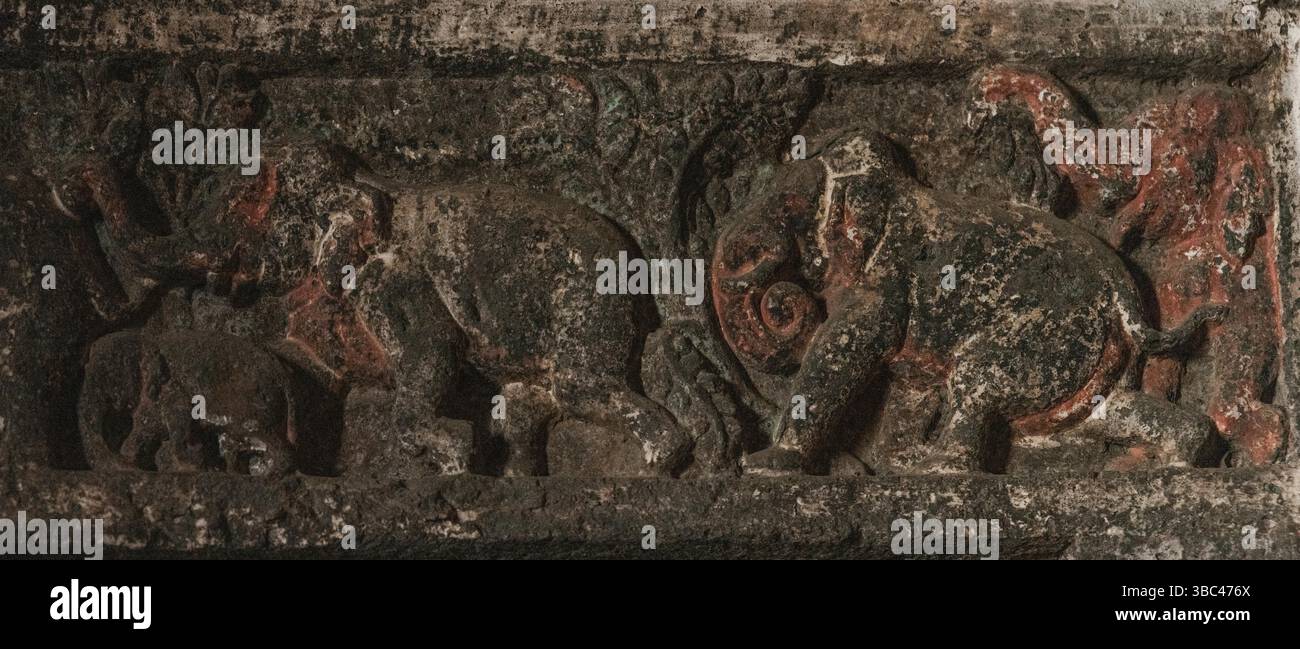 Ajanta is a Buddhist temple and monastery cave complex in India, in the ...