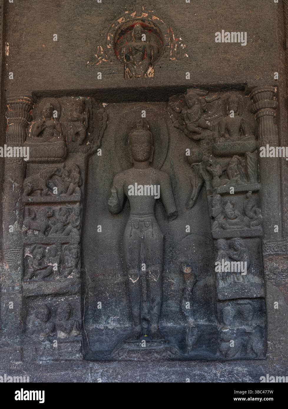 Ajanta is a Buddhist temple and monastery cave complex in India, in the ...