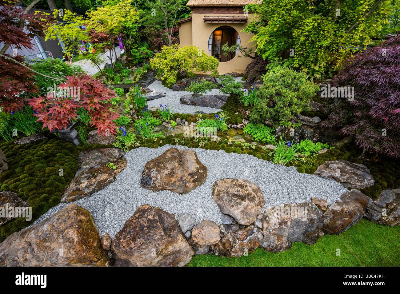 London, UK. 18th May, 2025. Cha No Niwa - Japanese Tea Garden by ...