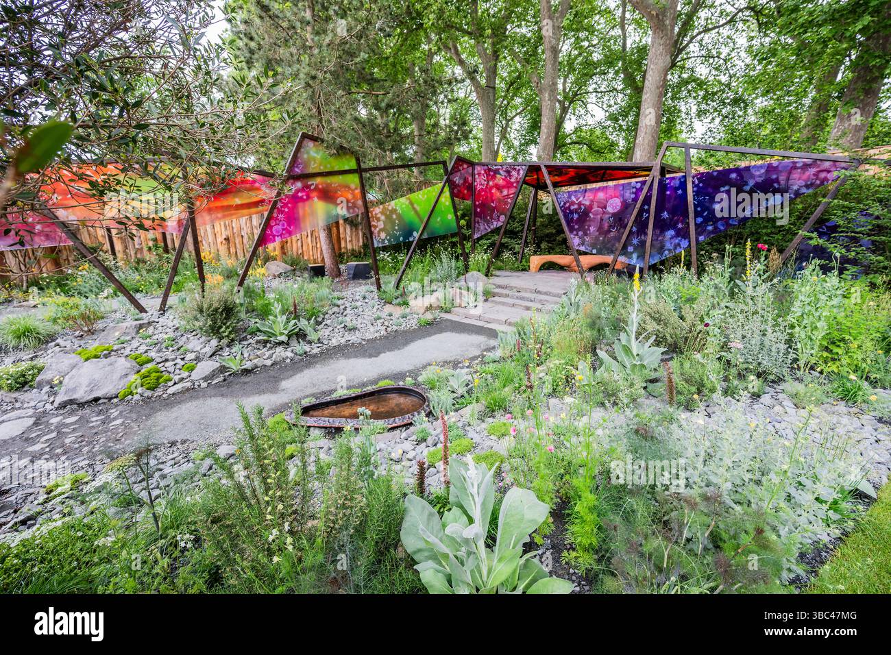 London, UK. 18th May, 2025. The King's Trust Garden Seeding Success by ...