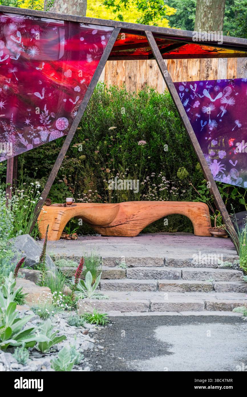 London, UK. 18th May, 2025. The King's Trust Garden Seeding Success by ...