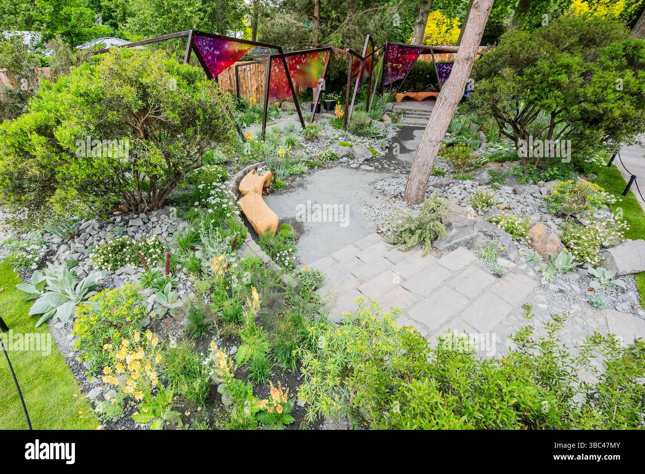 London, UK. 18th May, 2025. The King's Trust Garden Seeding Success by ...