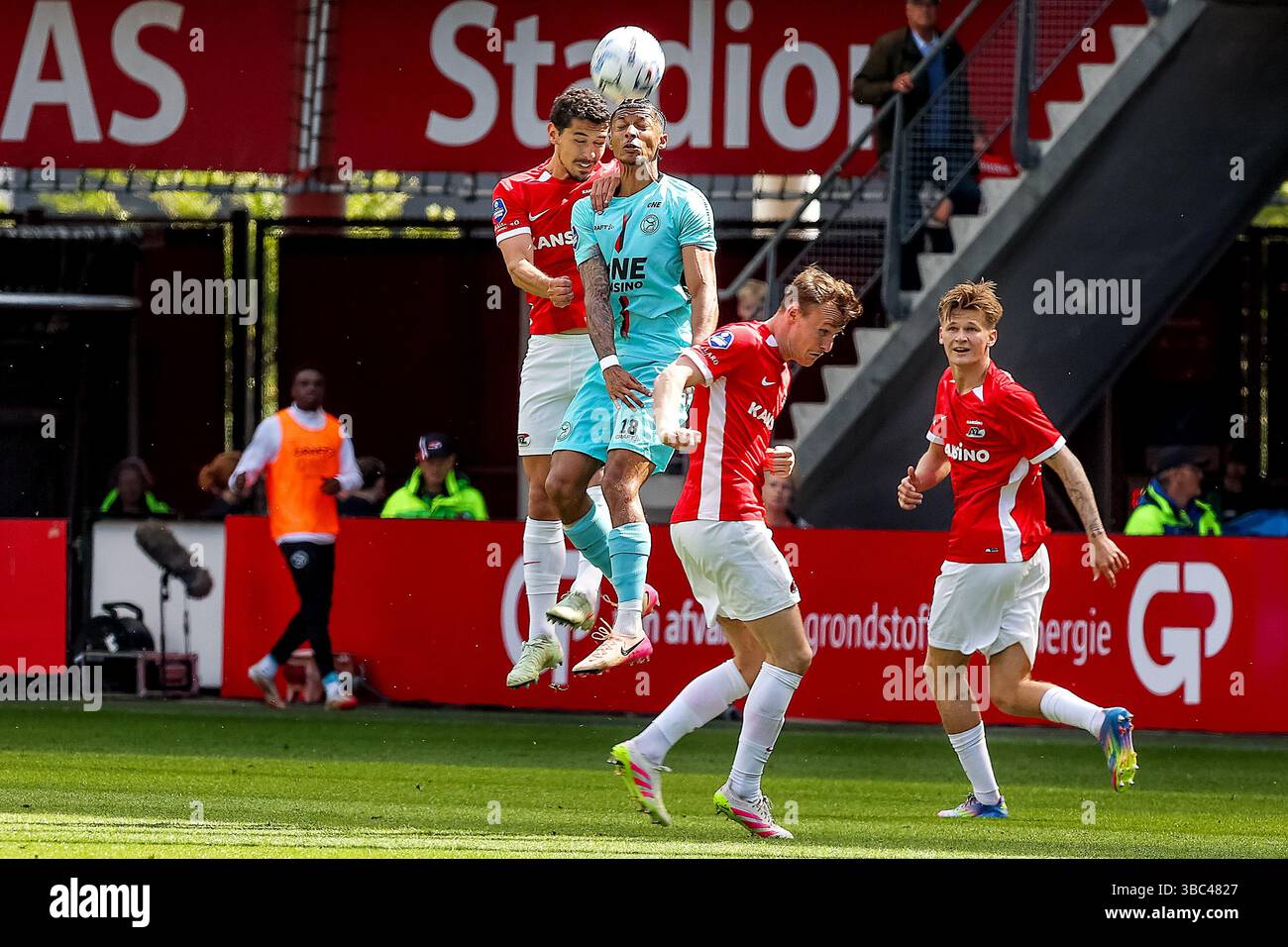 Alkmaar, Netherlands. 18th May, 2025. ALKMAAR - 18-05-2025, AFAS Stadium. Dutch Eredivisie ...