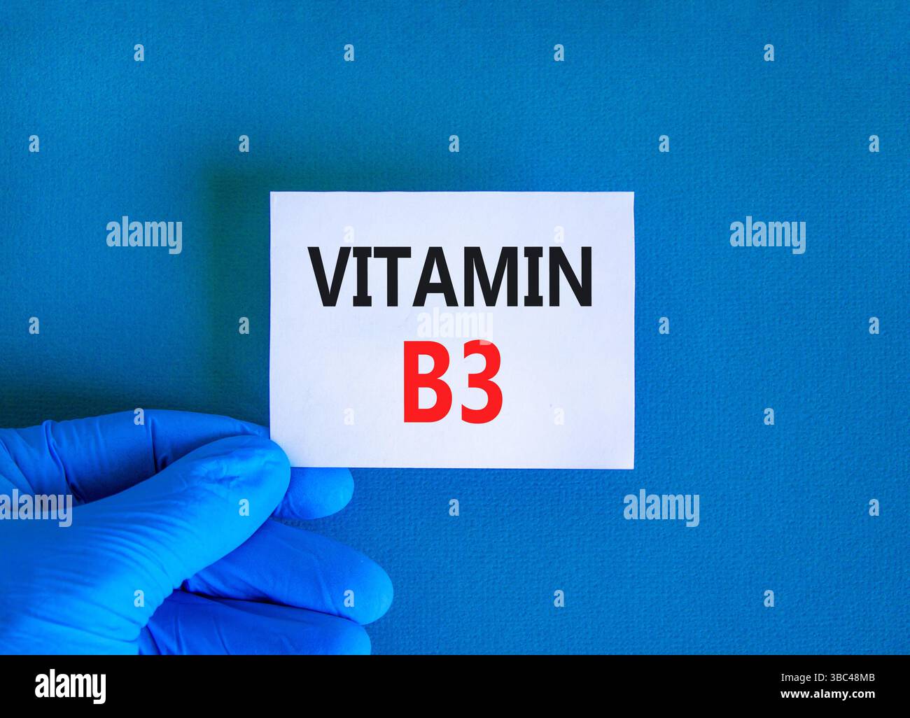 Vitamin B3 niacin symbol. Concept words Vitamin B3 on beautiful white ...