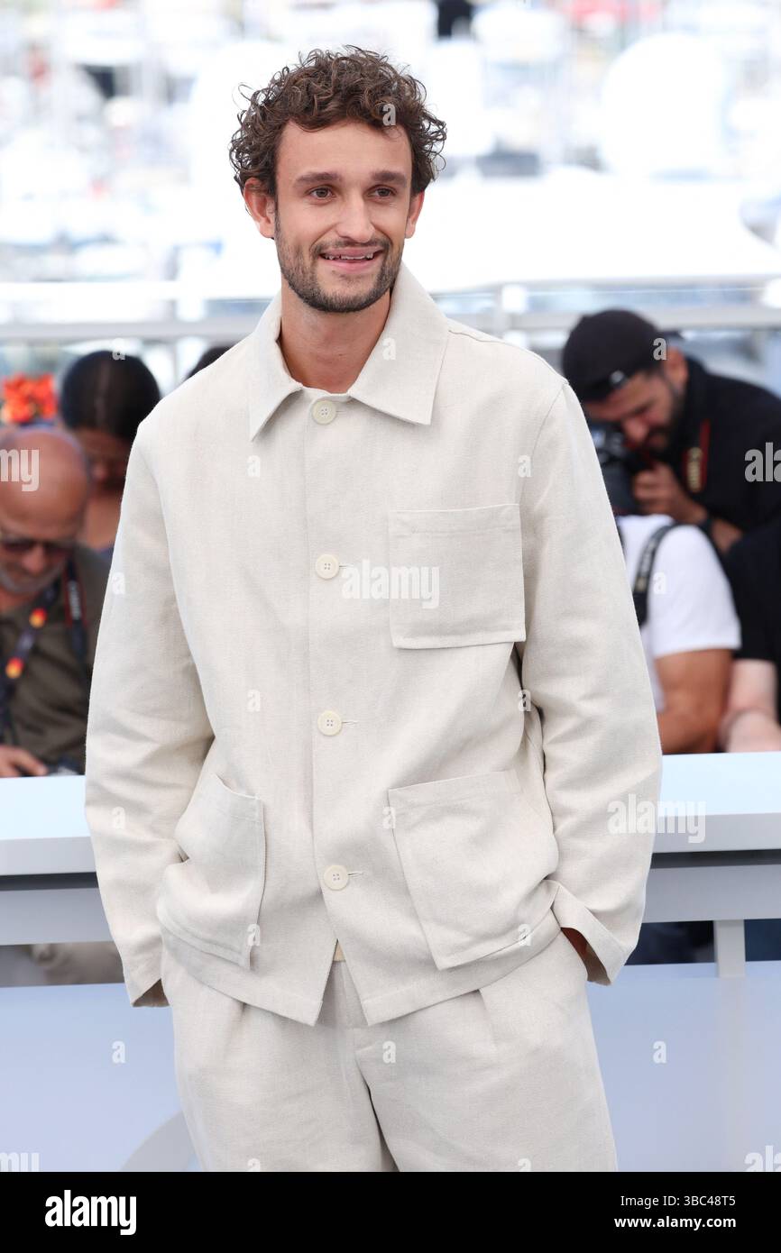 Aubry Dullin posing during the Nouvelle Vague photocall at the 78th ...