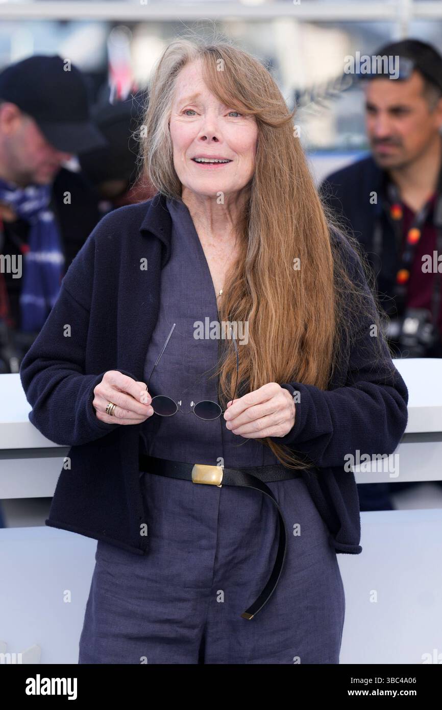 Cannes, France. 18th May, 2025. Sissy Spacek during the ''Die My Love'' photocall at the 78th ...
