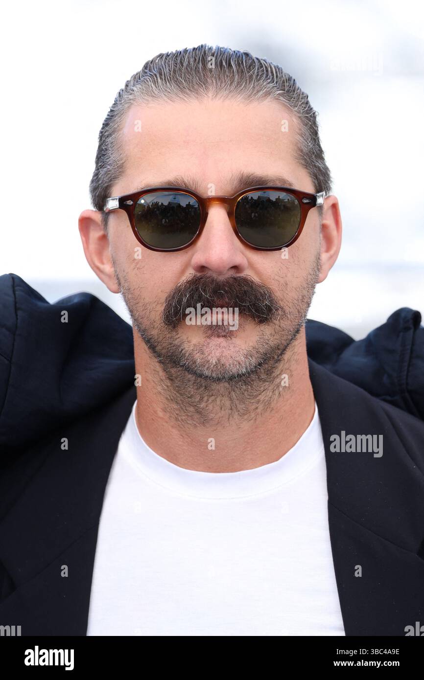 Cannes, France. 18th May, 2025. Shia LaBeouf posing during the Slauson ...