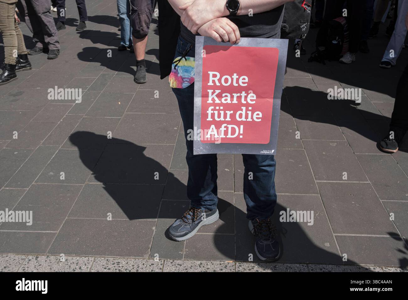 11.05.2025, Kundgebung AfDVerbot, Nürnberg: Unter dem Motto AfD Verbot ...