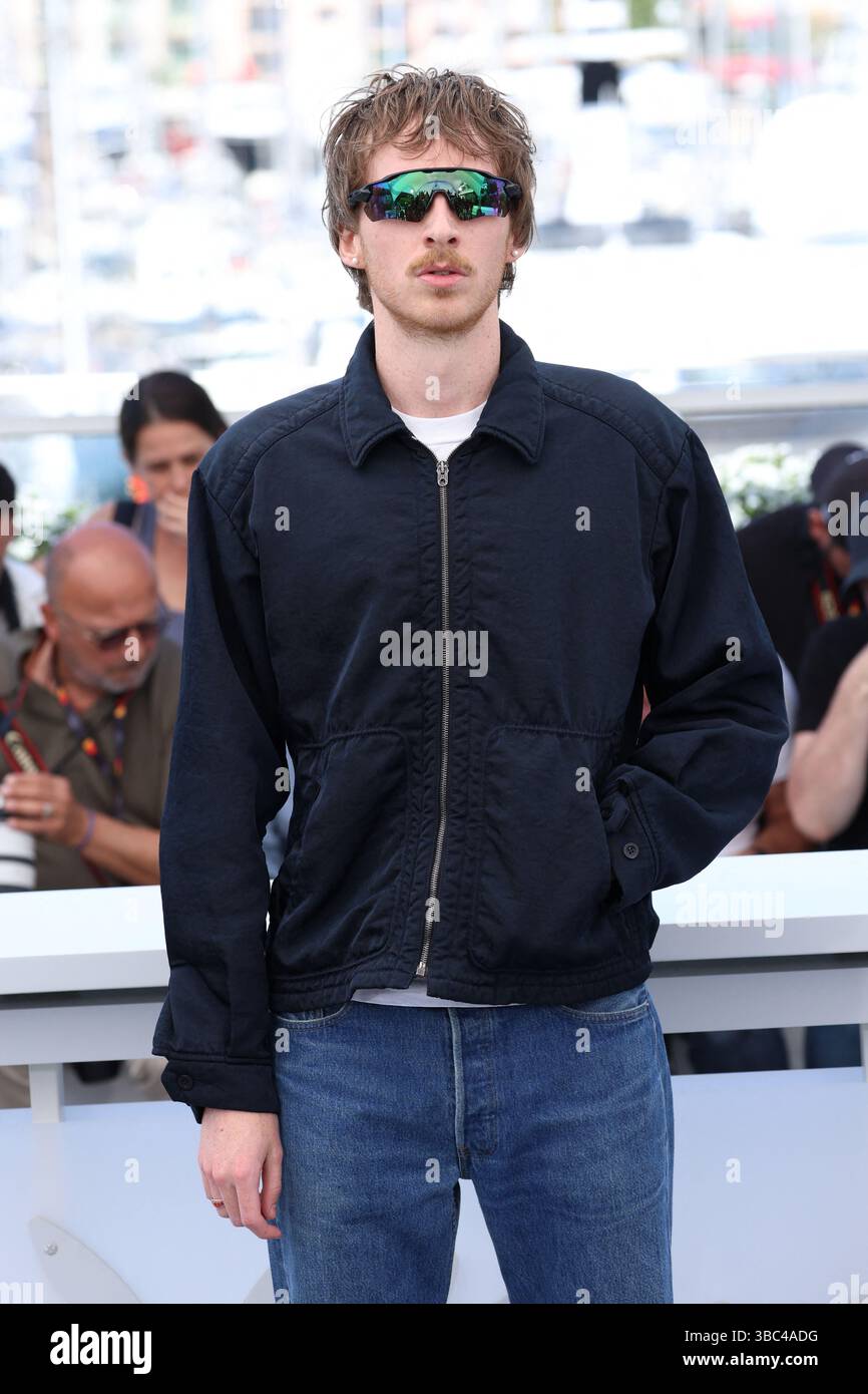 Cannes, France. 18th May, 2025. Leo Lewis O'Neil posing during the ...