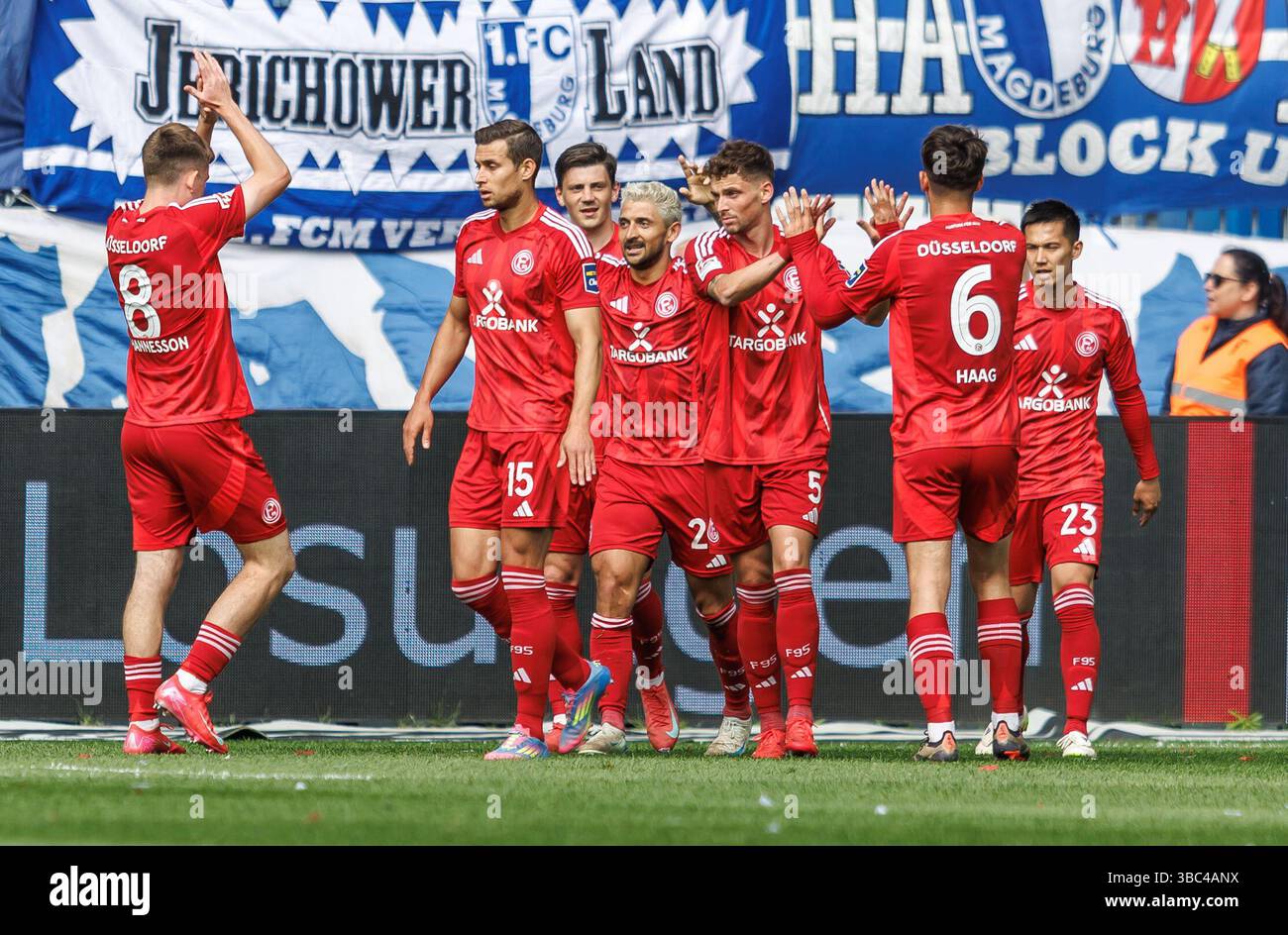 Magdeburg, Germany. 18th May, 2025. Soccer: Bundesliga 2, 1. FC ...