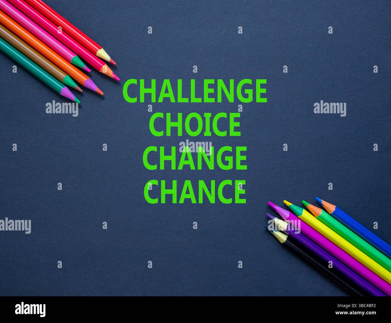 Challenge choice change chance symbol. Concept words Challenge choice ...