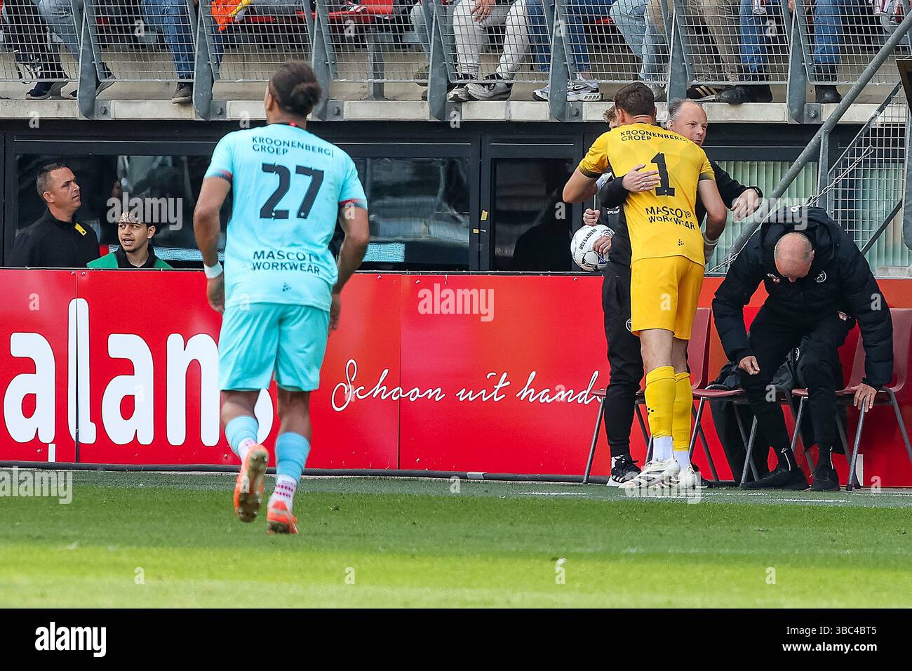 ALKMAAR - 18-05-2025, AFAS Stadium. Dutch Eredivisie Football 2024 / 2025, during the match AZ ...