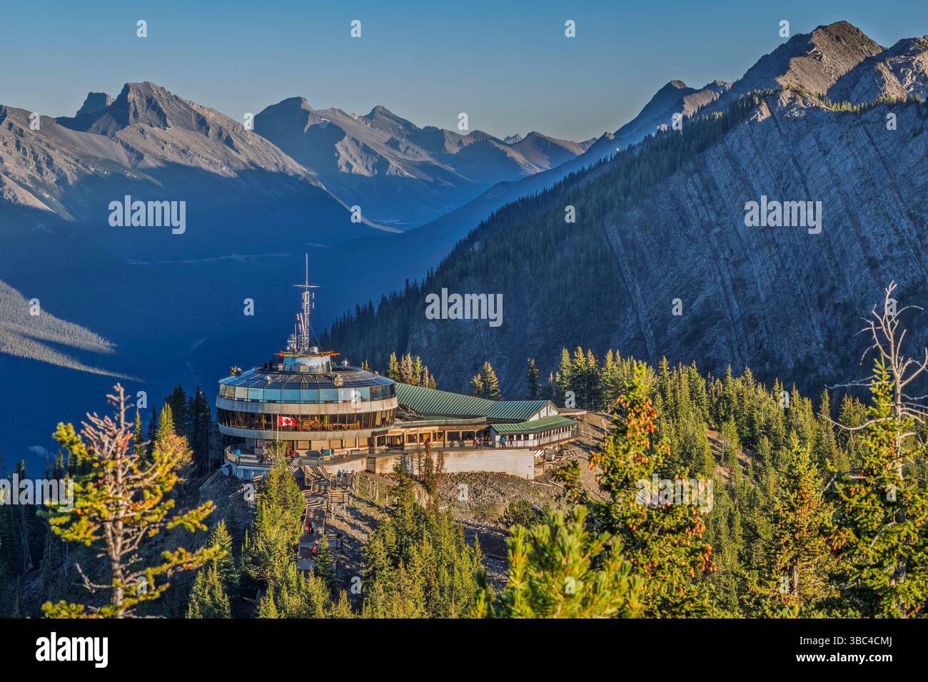 The Banff Gondola Summit offers stunning views of the Canadian Rockies ...