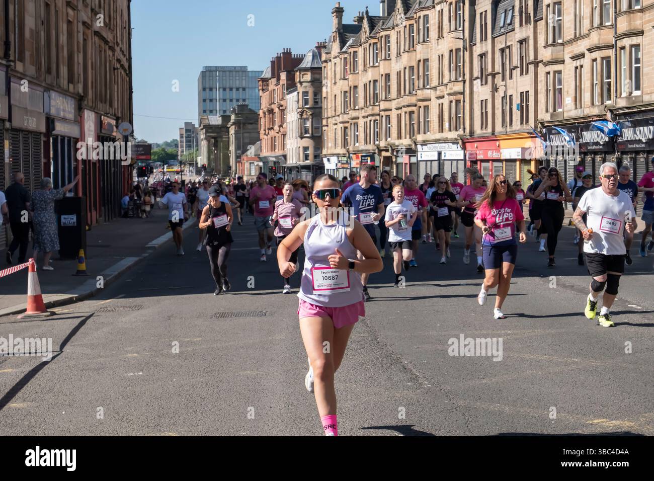 Glasgow, Scotland, UK. 18th May, 2025. Race For Life, which is a ...
