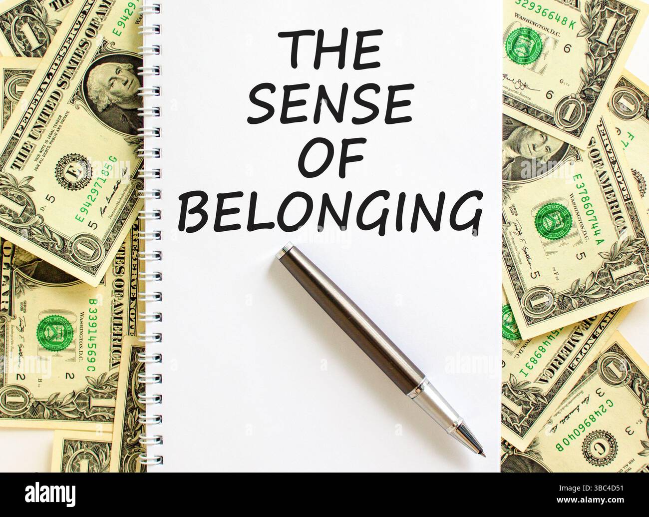 The sense of belonging symbol. Concept words The sense of belonging on ...