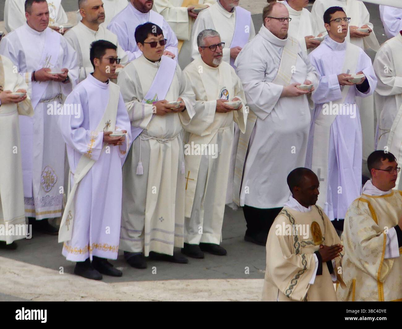 Vatican City, Vatican. May 18, 2025, Vatican, Italy: (int) pope leo xiv presides over inaugural ...