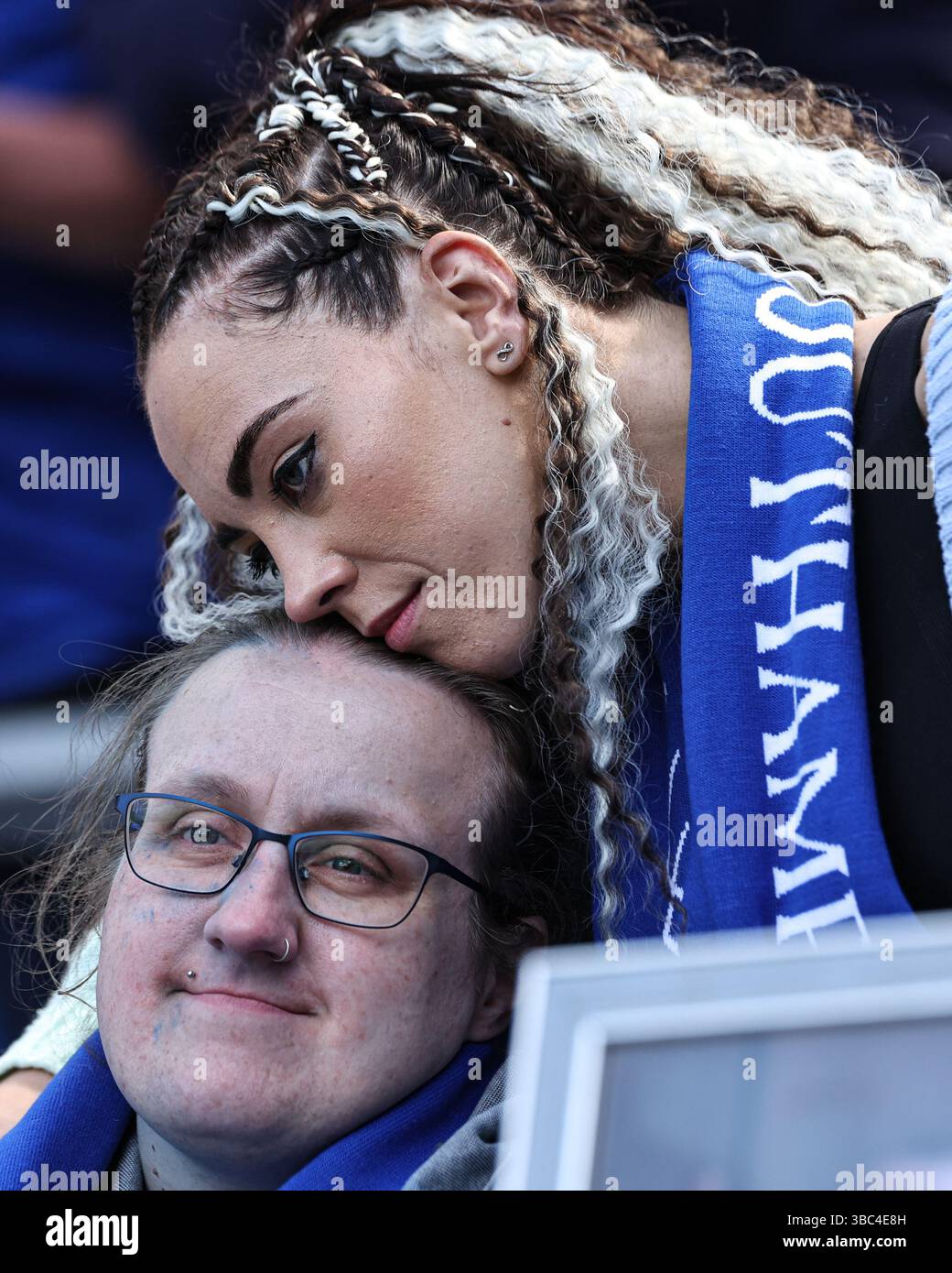 Southampton fans sad hi-res stock photography and images - Alamy