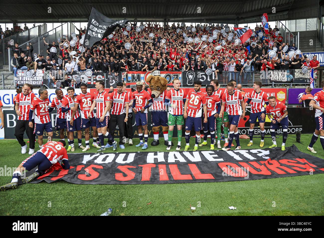 Rotterdam, Netherlands. 18th May, 2025. ROTTERDAM, 18-05-25, Stadium ...