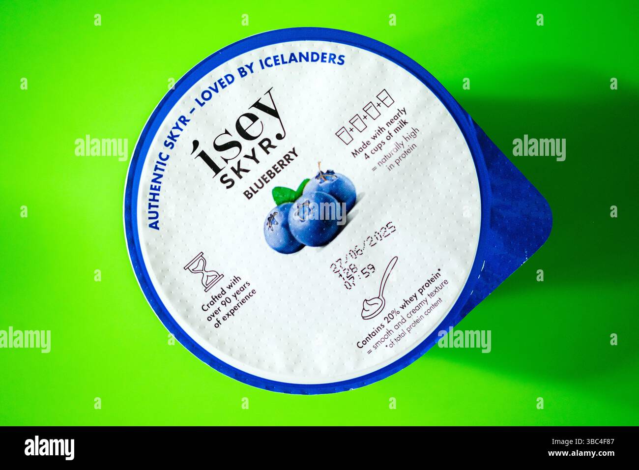 London UK, May 18 2025, Authentic Isey Skyr Icelandic Healthy Fat Free ...
