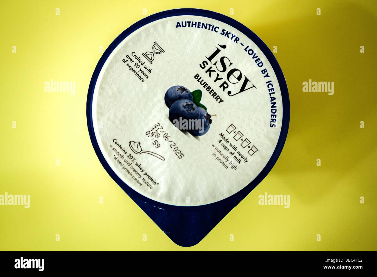 London UK, May 18 2025, Authentic Isey Skyr Icelandic Healthy Fat Free ...