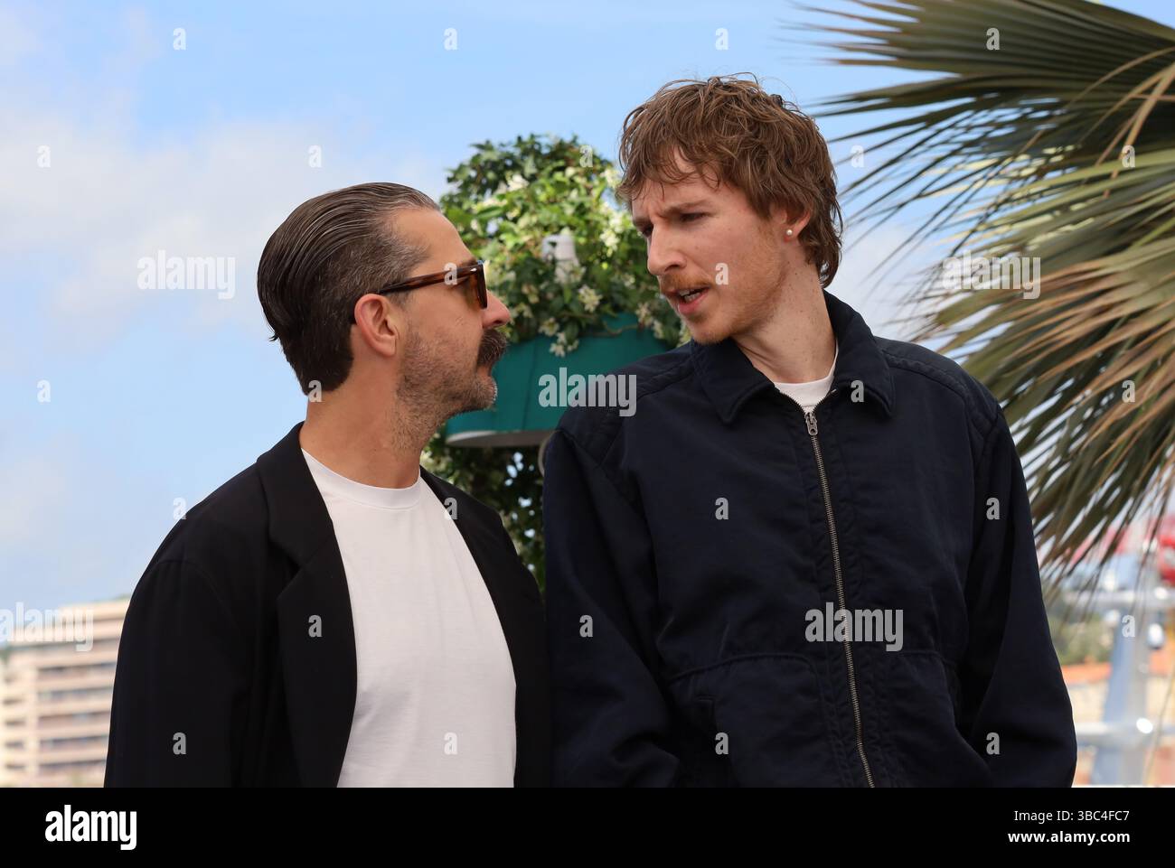 Cannes, France. 18th May, 2025. Shia LaBeouf and Leo Lewis O'Neil at ...