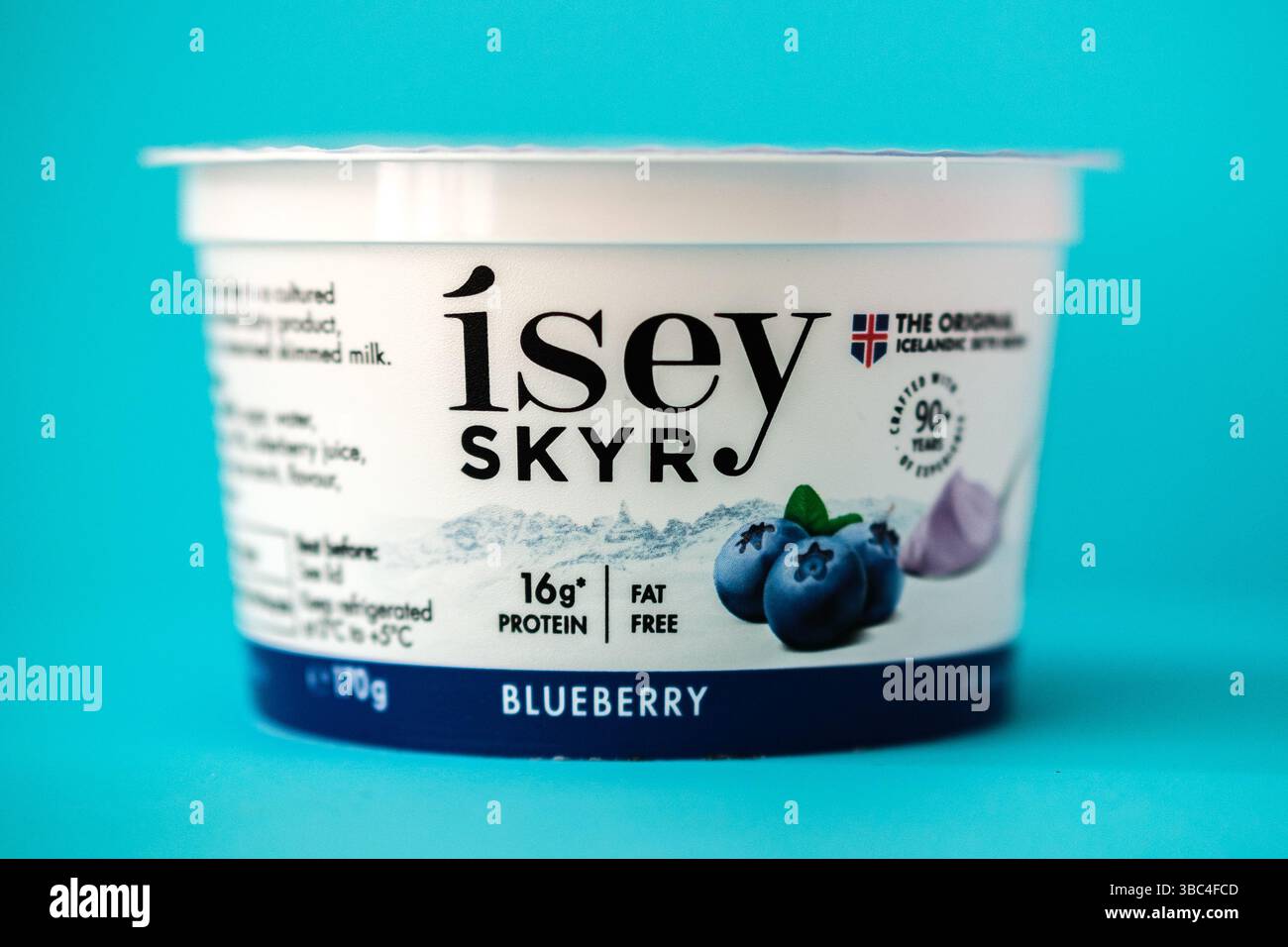 London UK, May 18 2025, Authentic Isey Skyr Icelandic Healthy Fat Free ...