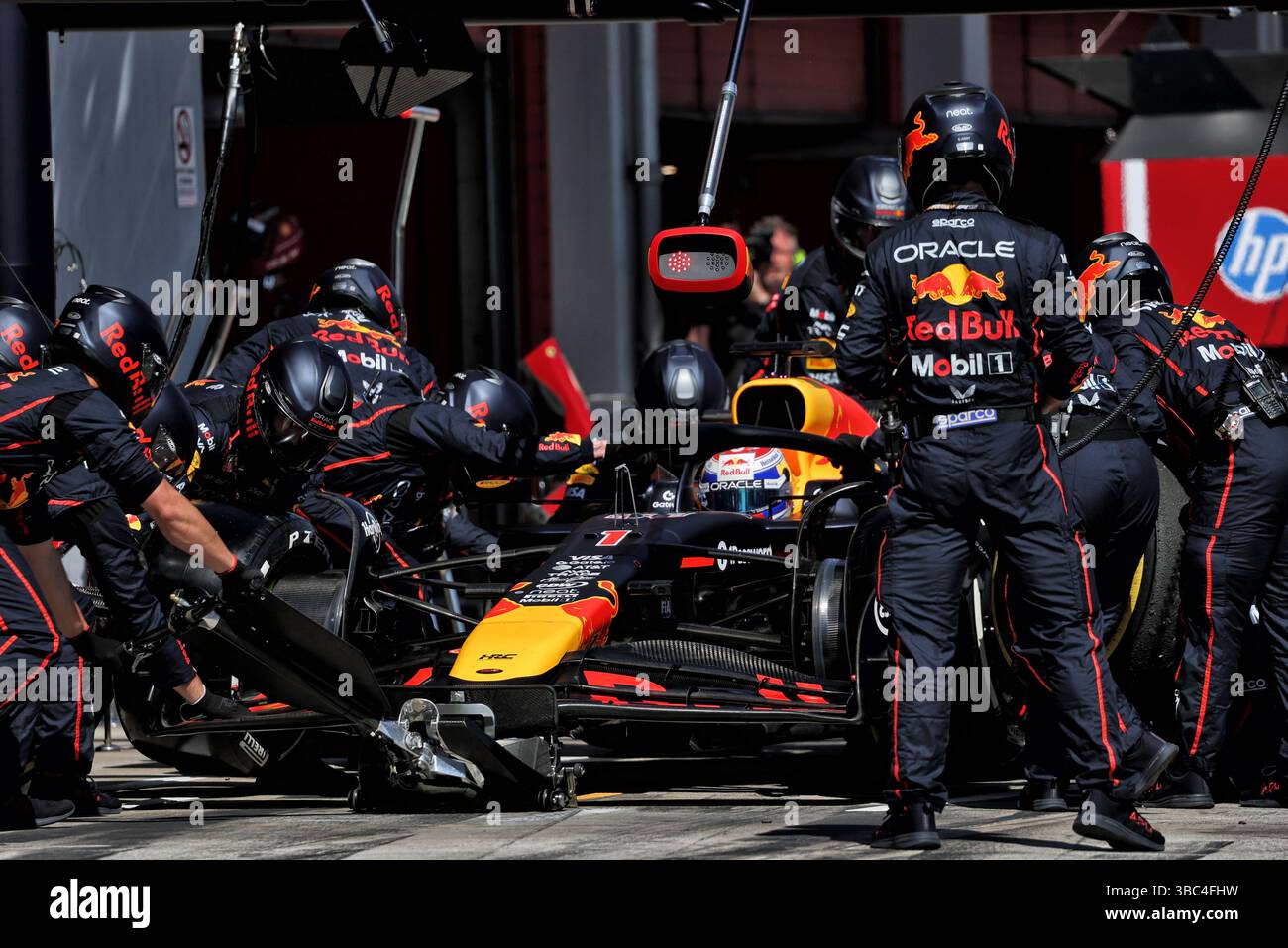 Imola, Italy. 18th May, 2025. Max Verstappen (NLD) Red Bull Racing RB21 ...