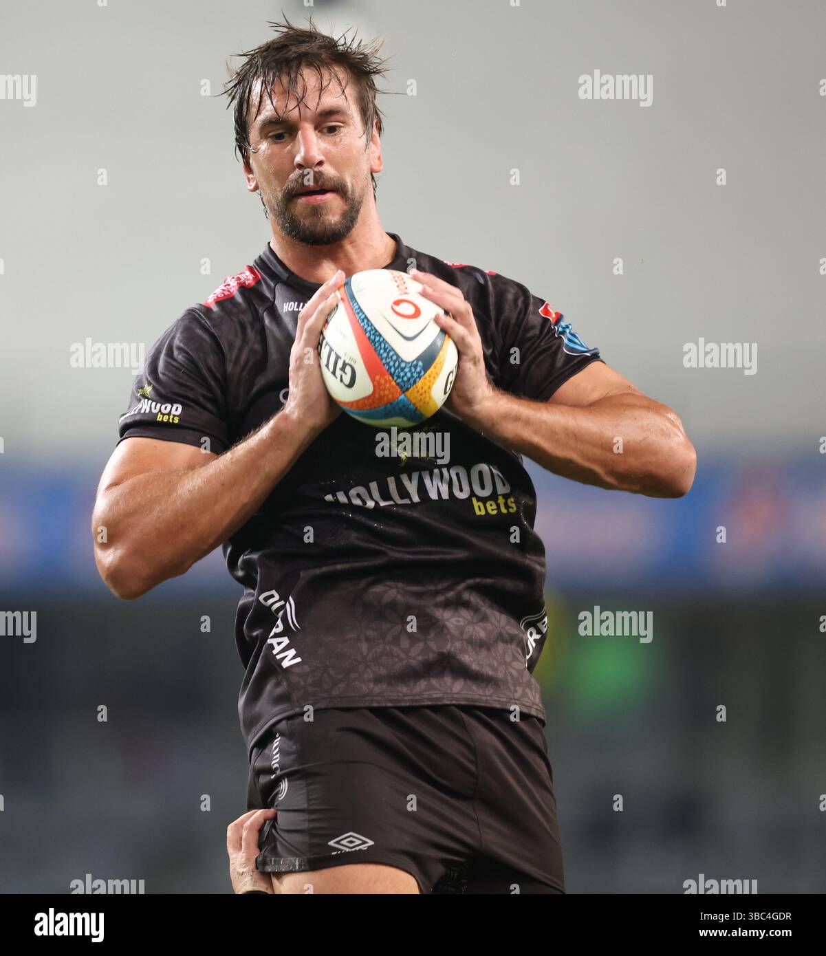 DURBAN, SOUTH AFRICA - MAY 17: Eben Etzebeth of the Hollywoodbets ...