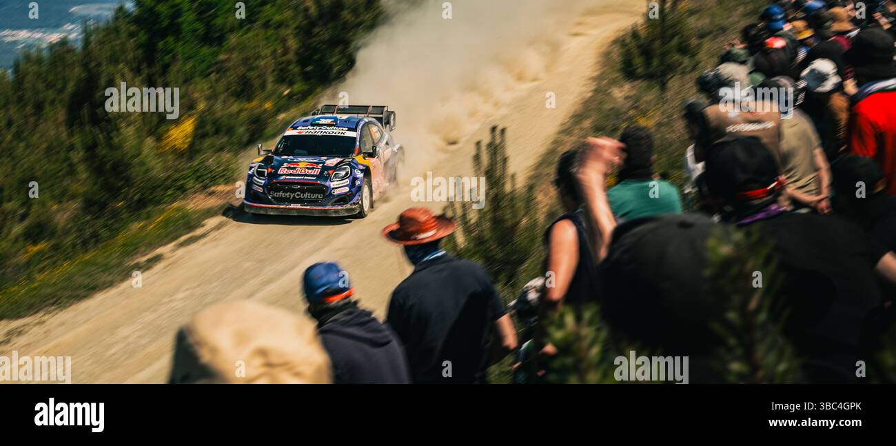 WRC Portugal 16 May 2025 Arganil 1 SS05 55 Joshua MCERLEAN FORD Puma ...