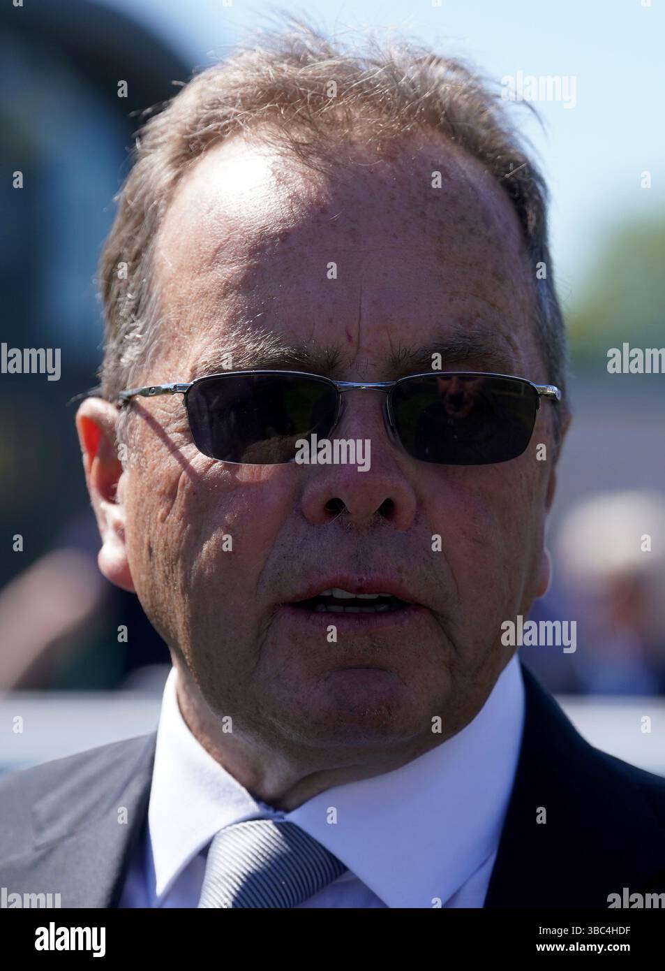 Trainer Ger Lyons after his horse Beckman won the Royal Ascot Trials At ...