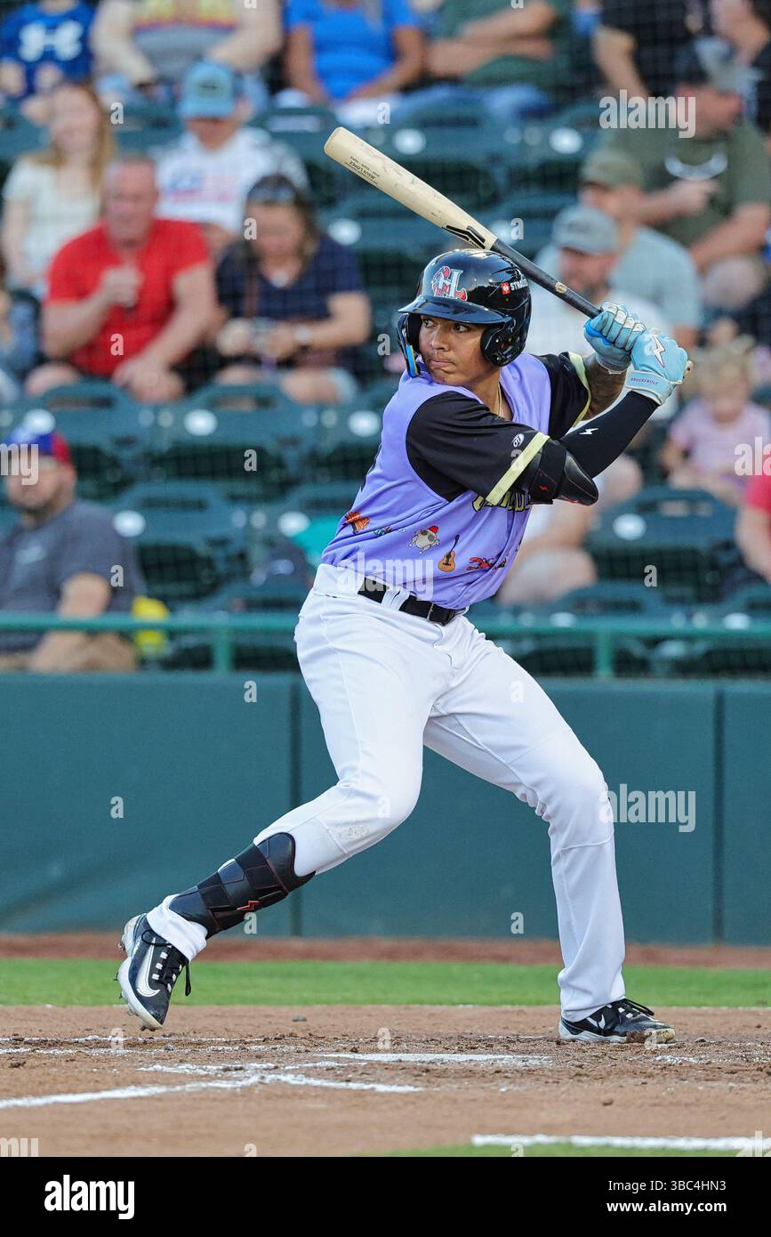Hickory, NC: Hickory Crawdads designated hitter Jesus Lopez (14 ...