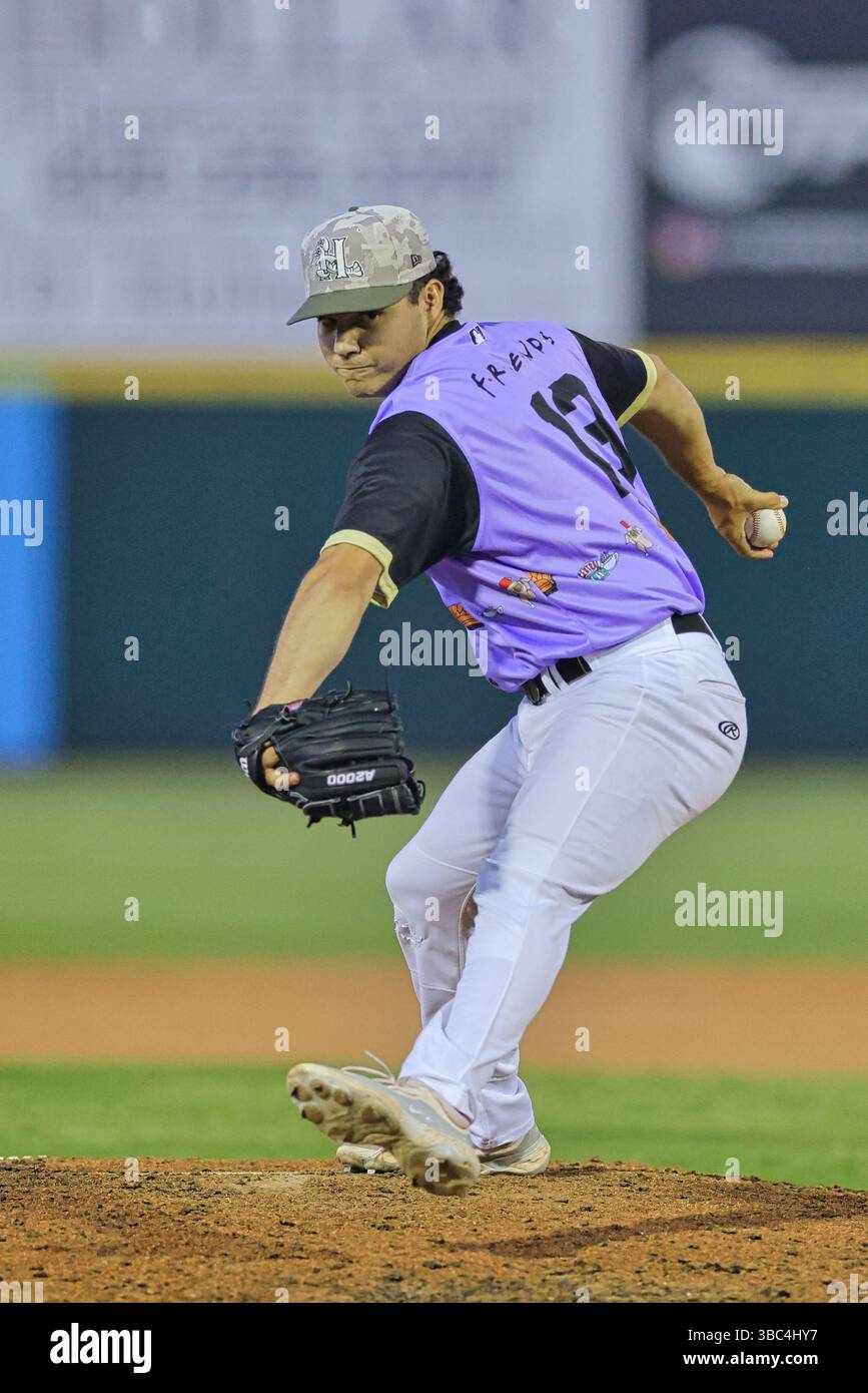 Hickory, NC: Hickory Crawdads pitcher Jake Jekielek (13) delivers a ...