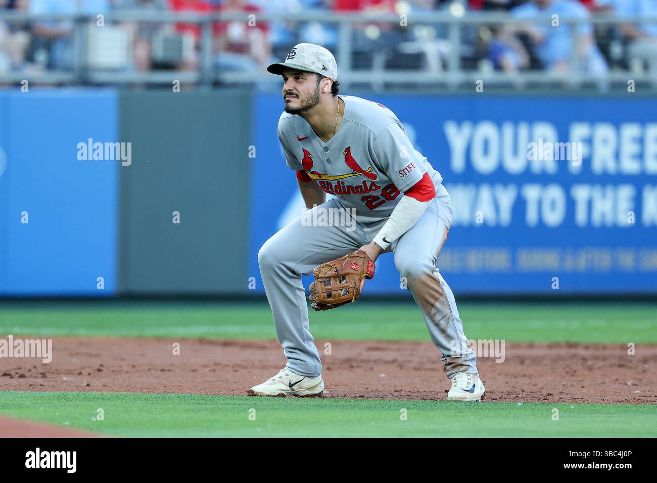 May 17, 2025: St. Louis Cardinals third baseman Nolan Arenado (28) is ...