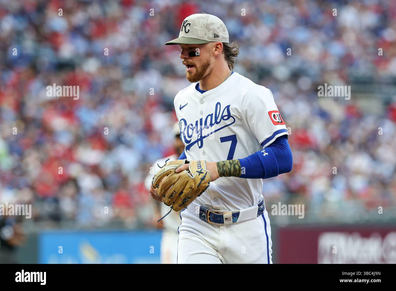 May 17, 2025: Kansas City Royals shortstop Bobby Witt Jr. (7) is seen ...