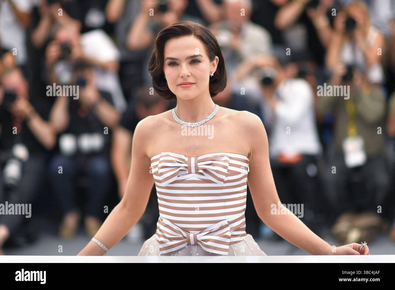 Zoey Deutch attending the Nouvelle Vague (New Wave) Photocall in Cannes, France on May 18, 2025 ...