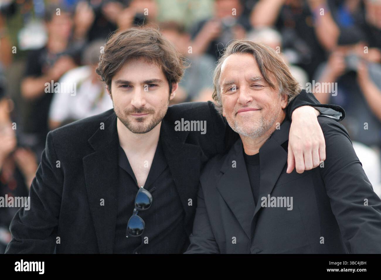 Guillaume Marbeck and Richard Linklater attending the Nouvelle Vague ...