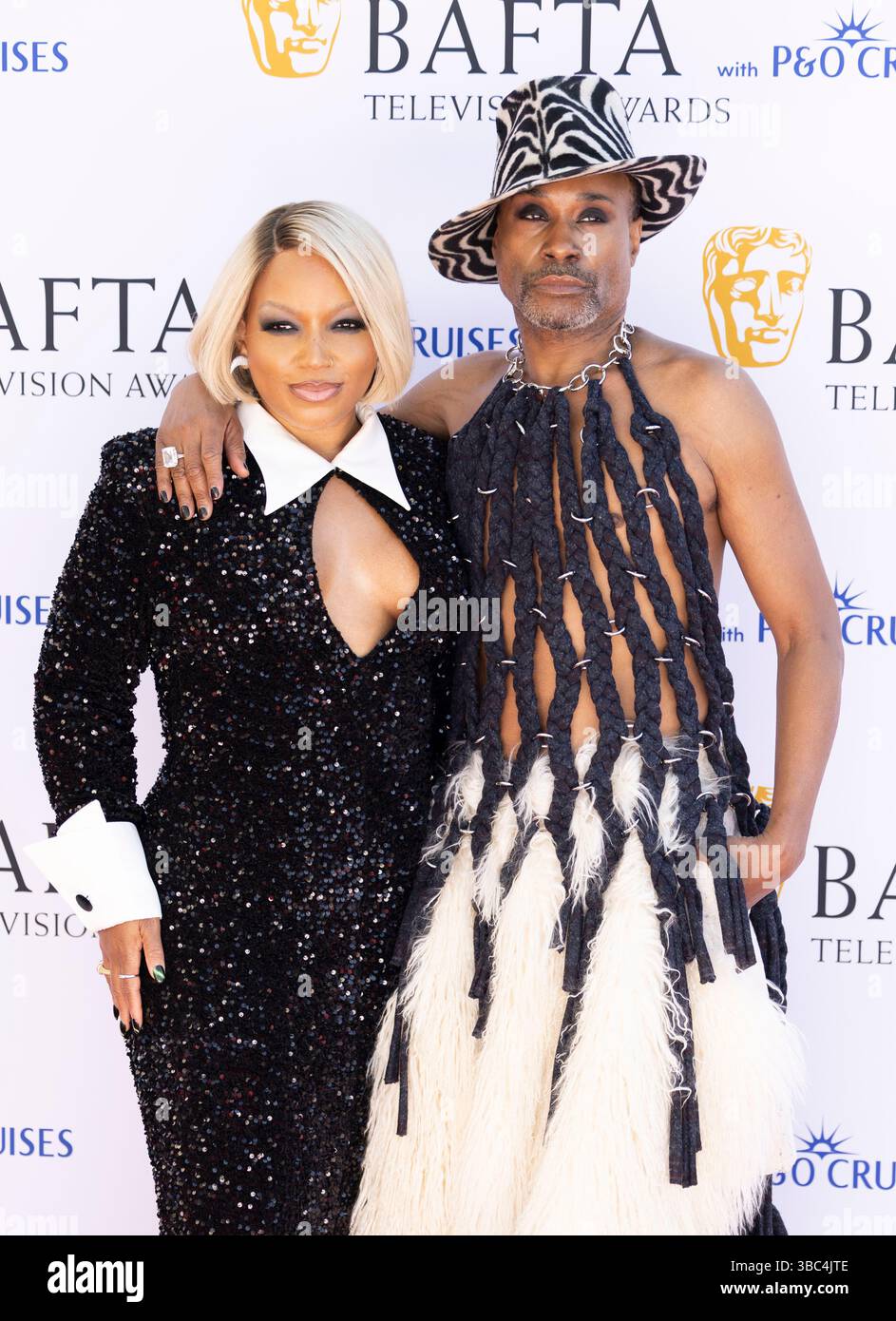 Billy Porter and Marisha Wallace attending the BAFTA Television Awards ...