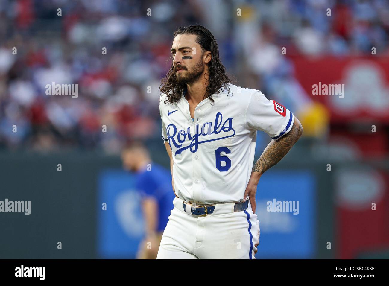 May 17, 2025: Kansas City Royals second baseman Jonathan India (6) is ...