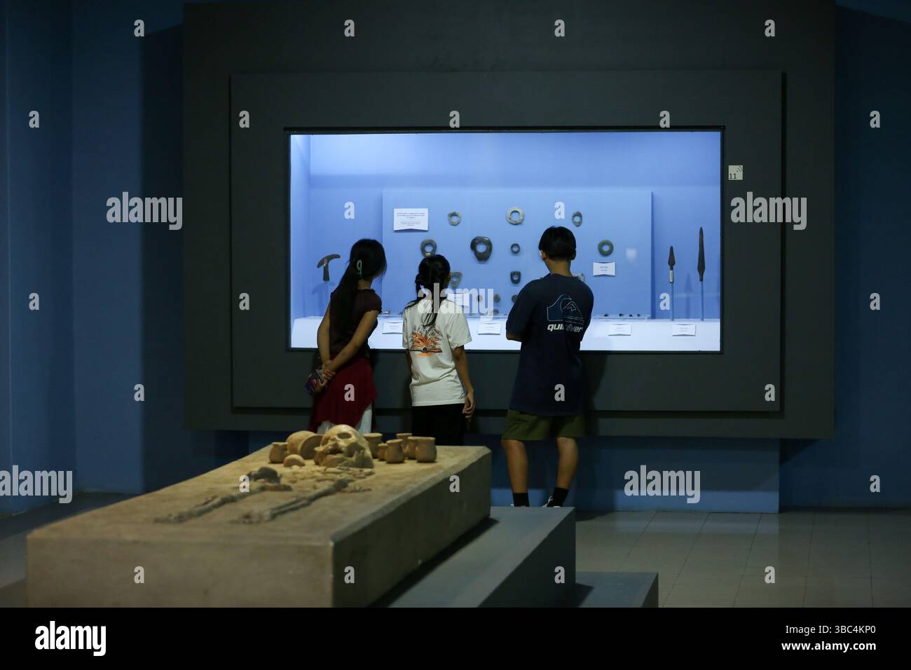 Yangon. 18th May, 2025. People visit the National Museum of Myanmar in ...