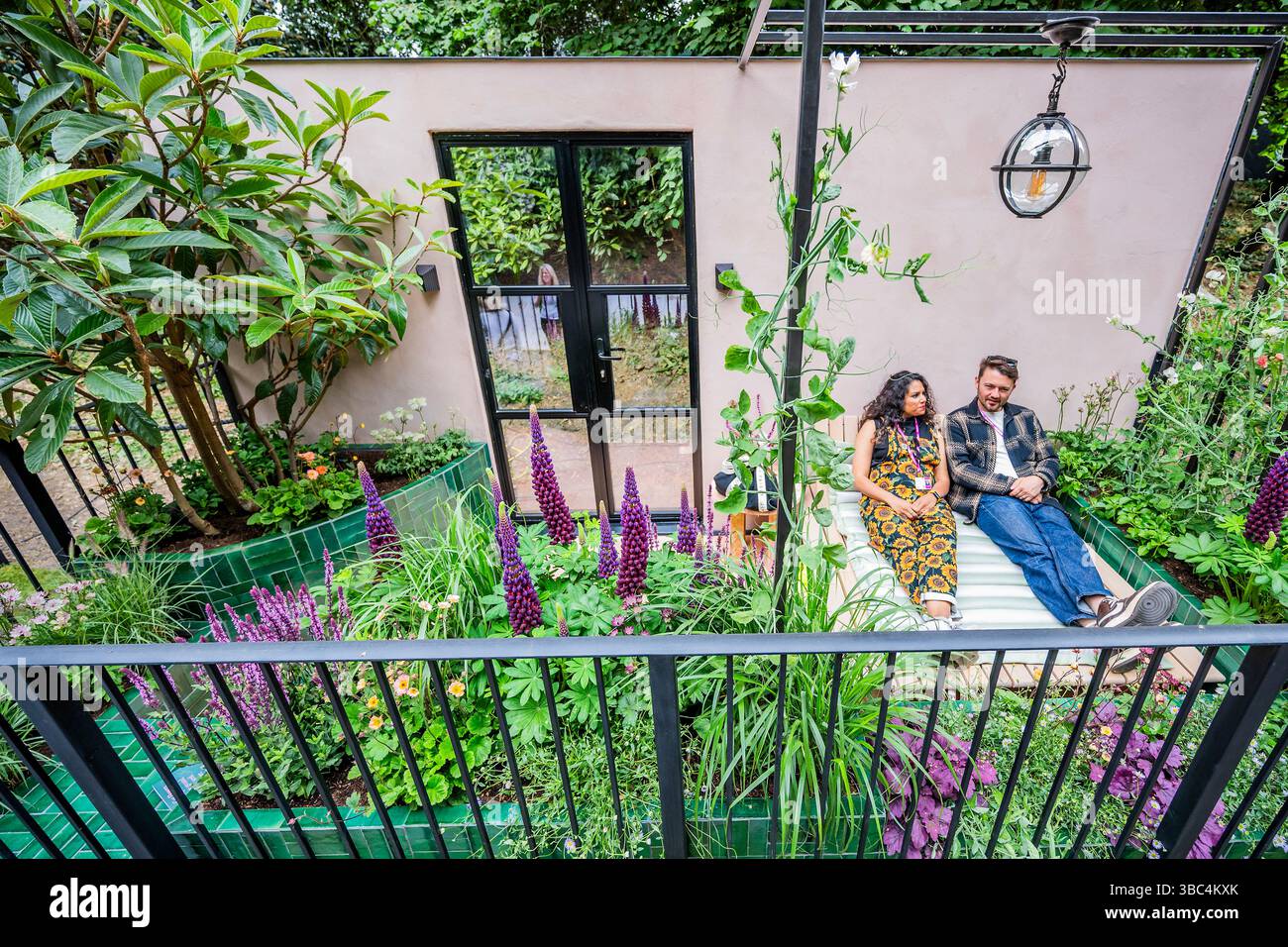 London, UK. 18th May, 2025. The ME EM City Garden by Caroline and Peter ...