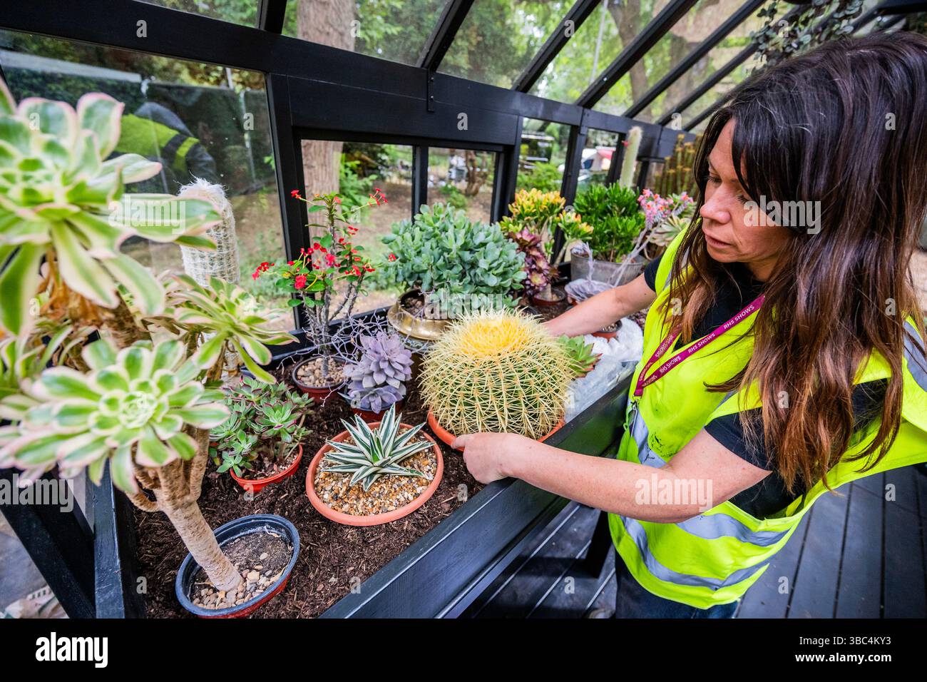 London, UK. 18th May, 2025. Final adjustments to The Victorian Arid ...
