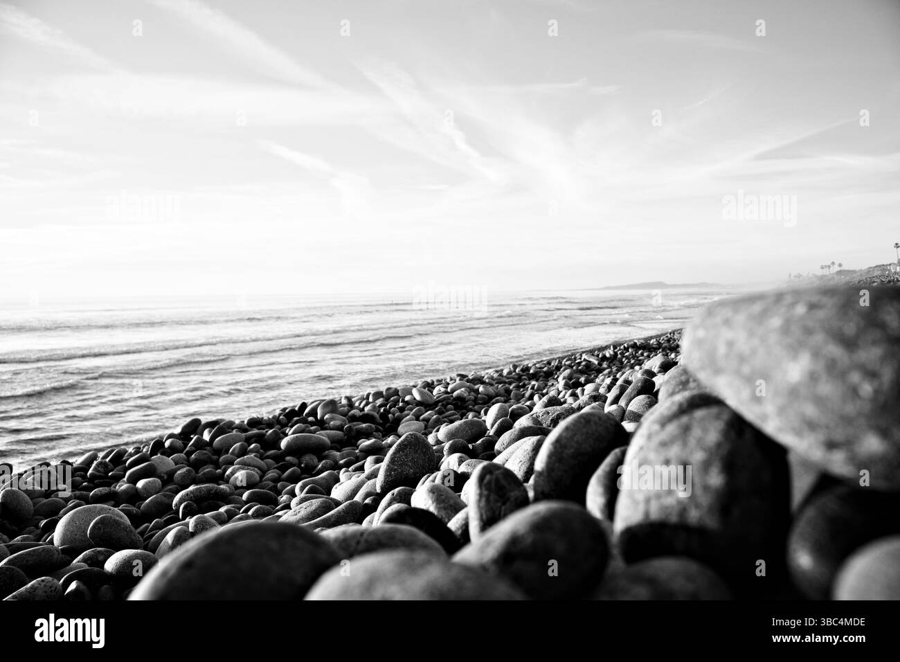Beach stone tropical sea Black and White Stock Photos & Images - Alamy