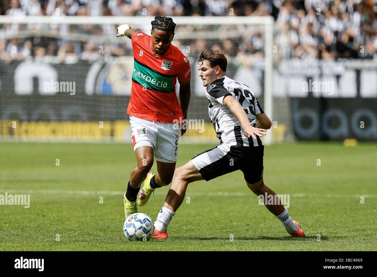 ALMELO - Sontje Hansen of NEC Nijmegen, Juho Talvitie of Heracles ...