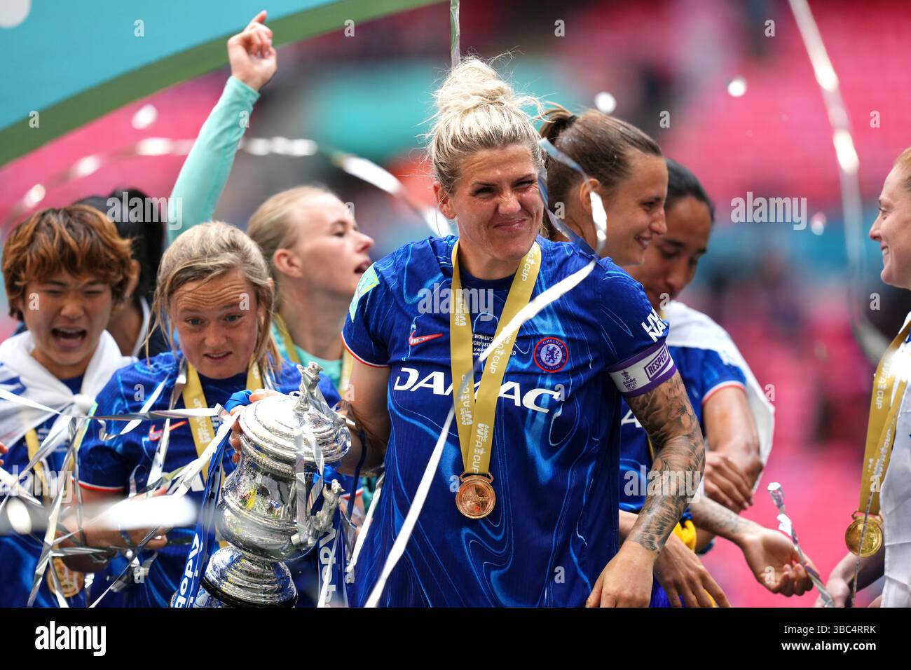 Adobe women's fa cup trophy hi-res stock photography and images - Alamy